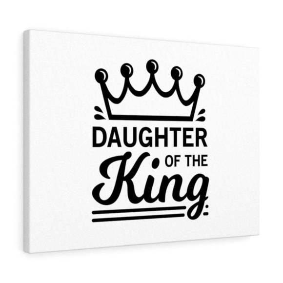 Printify | Art | Scripture Sign Daughter Of The King Bible Verse Canvas ...